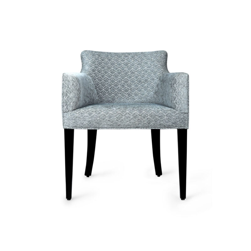 Upholstered Curved Chairs | Arm Rest Chair | Armchairs