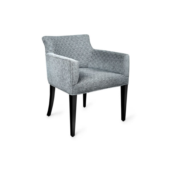 Upholstered Curved Chairs | Arm Rest Chair | Armchairs