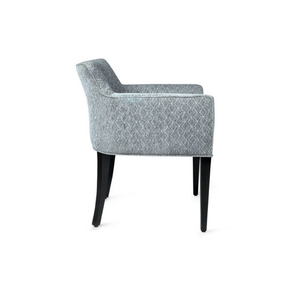 Upholstered Curved Chairs | Arm Rest Chair | Armchairs