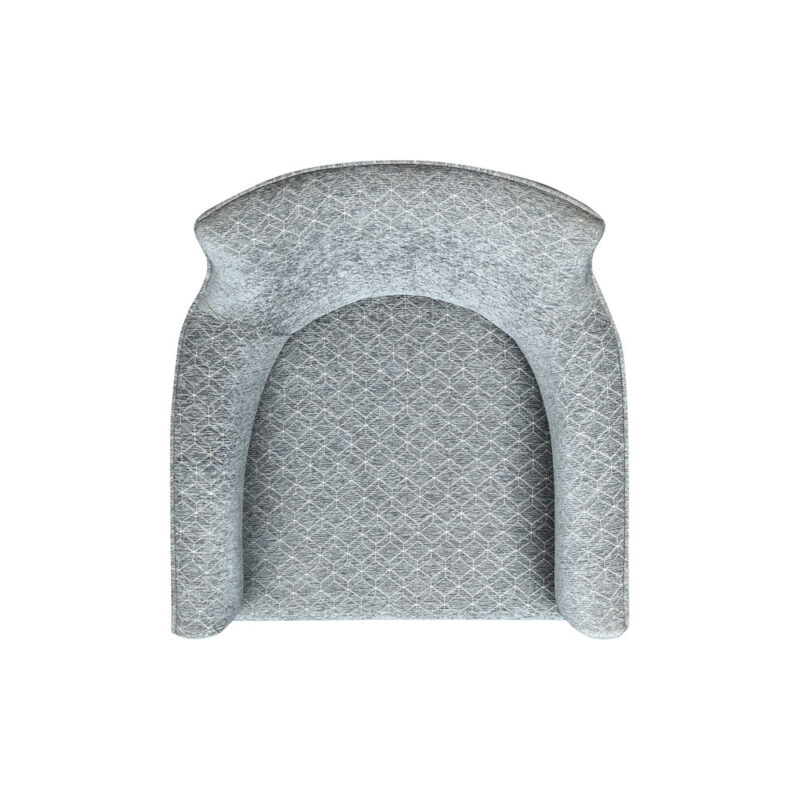 Upholstered Curved Chairs | Arm Rest Chair | Armchairs
