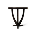 Circular Cross Leg Table | Wood Top Side Table | Side Tables