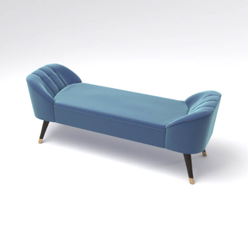 Upholstered Bench With Arms | Luxury Benches | Englanderline