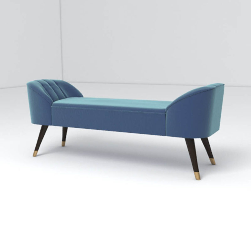 Upholstered Bench With Arms | Luxury Benches | Englanderline