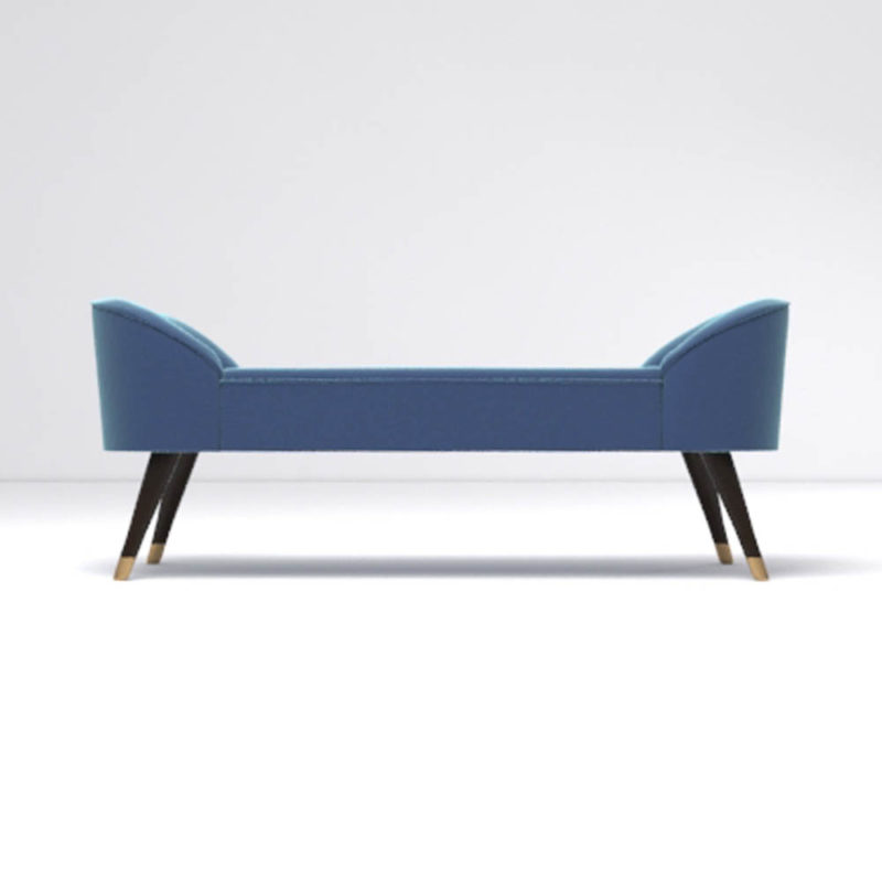 Upholstered Bench With Arms | Luxury Benches | Englanderline