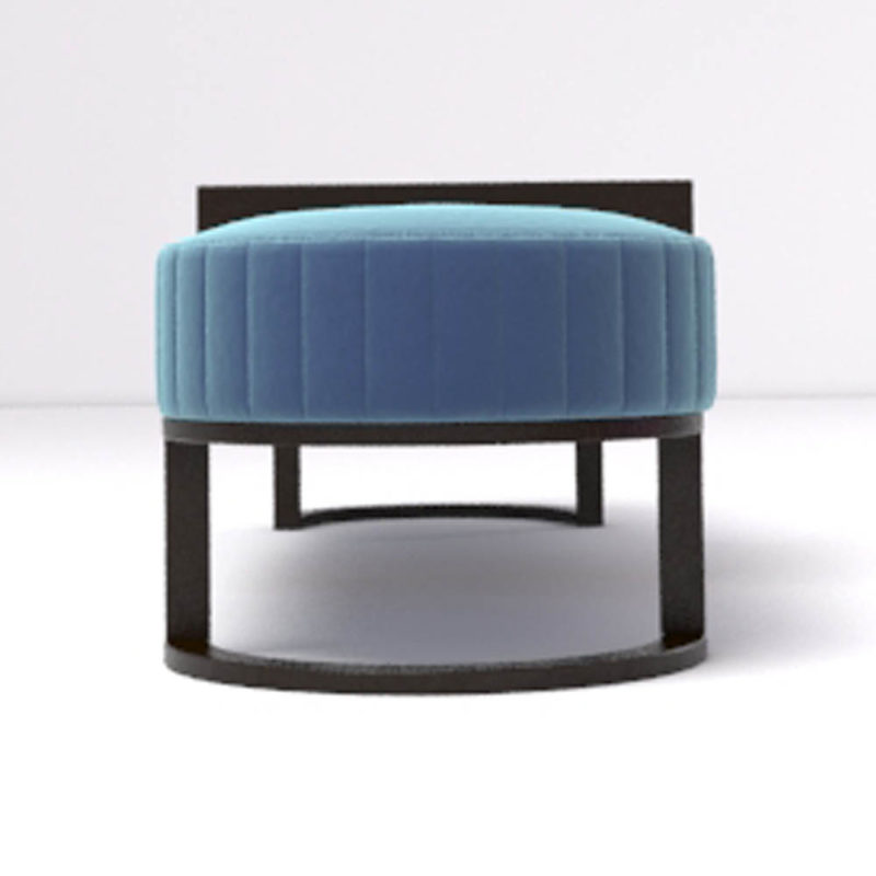 Upholstered Bench | Curved Legs Benches | Englanderline.com