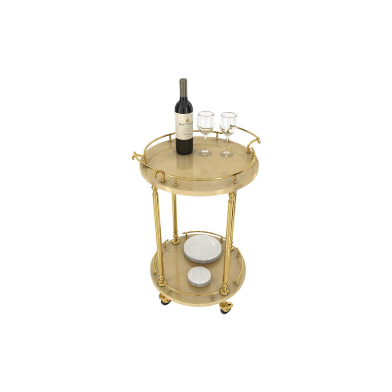 Luxury Bar Cart | Stainless Steel Bar Cart