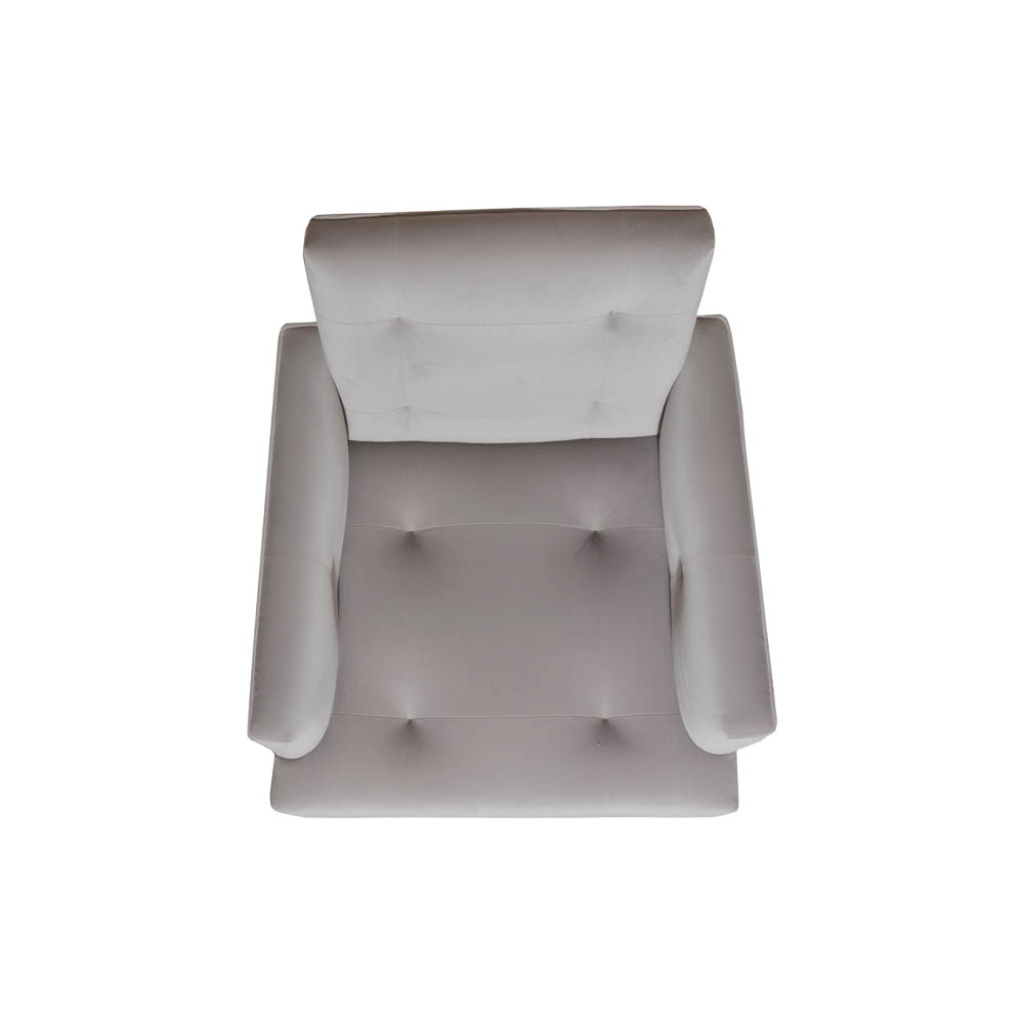 Edmund Upholstered Square Arm Chair with Wooden Legs – Englanderline