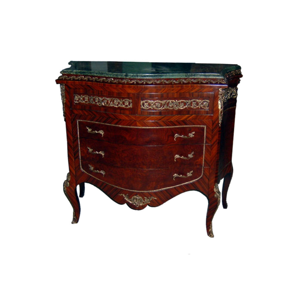Elizabeth Chest Marble Top with Veneer Inlay – Englanderline