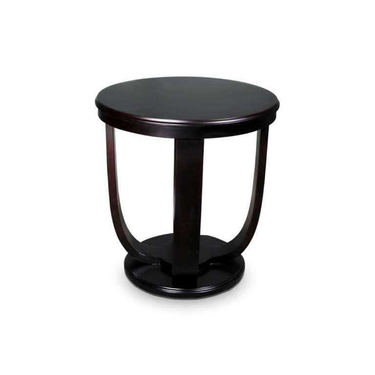 Moritz Circular Black 3 Legged Side Table – Englanderline