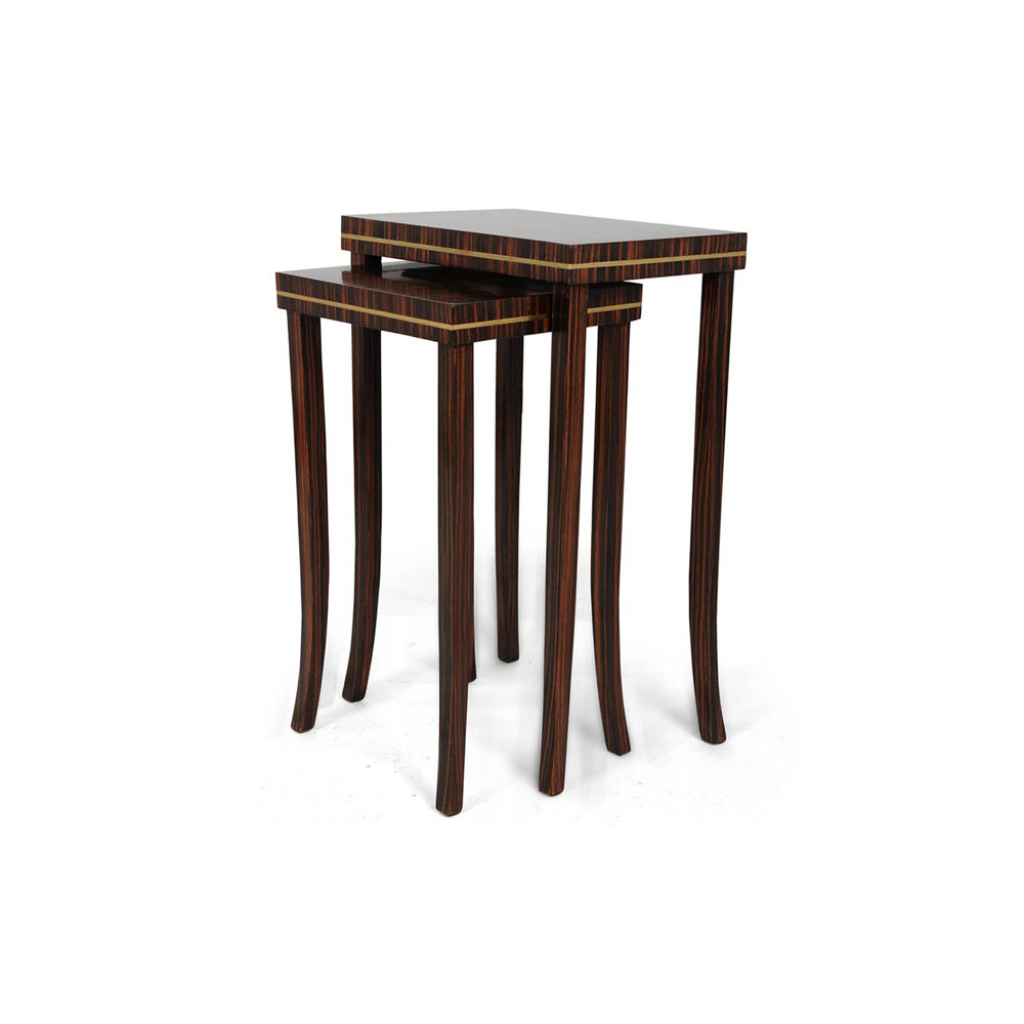 Austin Circular Cross Leg Wood Top Side Table - Englanderline