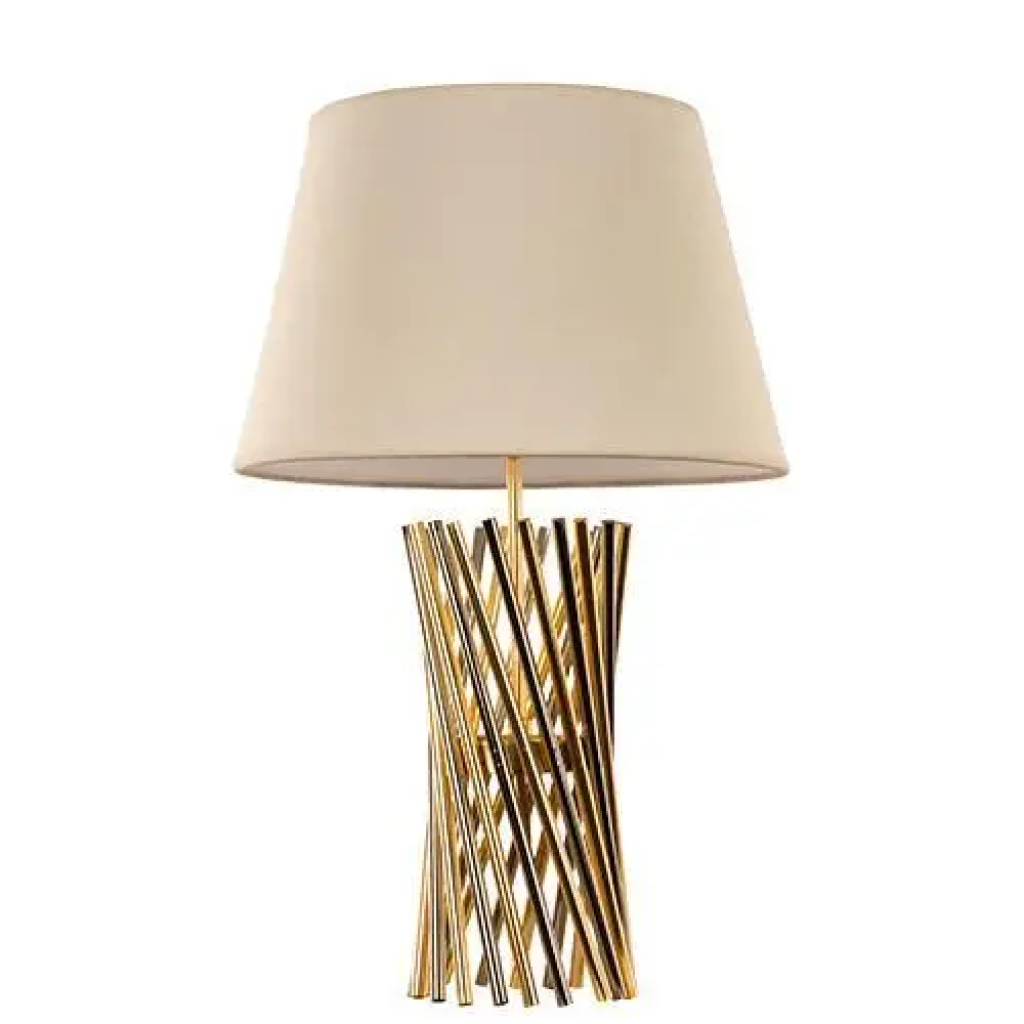 Modern Table Lamp Gold (With Shade) – Englanderline