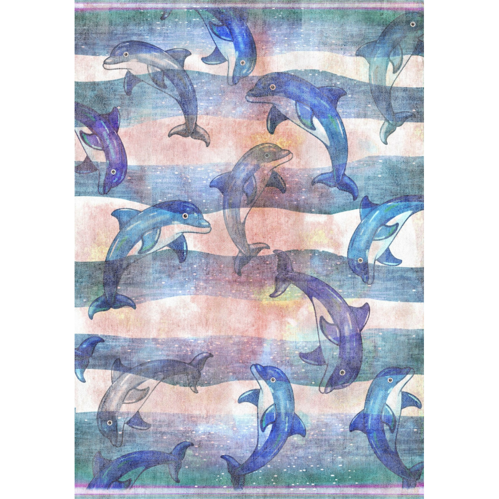 Dolphins kids rug - Englanderline 2025